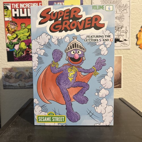 NECA SESAME STREET SUPER GROVER FEATURING LETTERS S & G TARGET ...