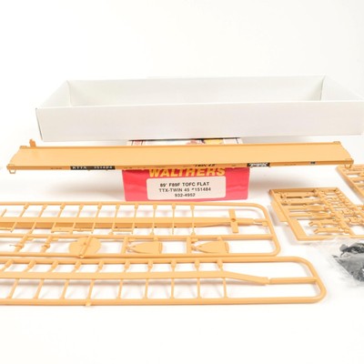Walthers HO Scale TTX KTTX #151484 89' F89F TOFC Twin 45 Flat Car Kit ...
