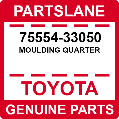75554-33050 Toyota OEM Genuine MOULDING QUARTER | eBay