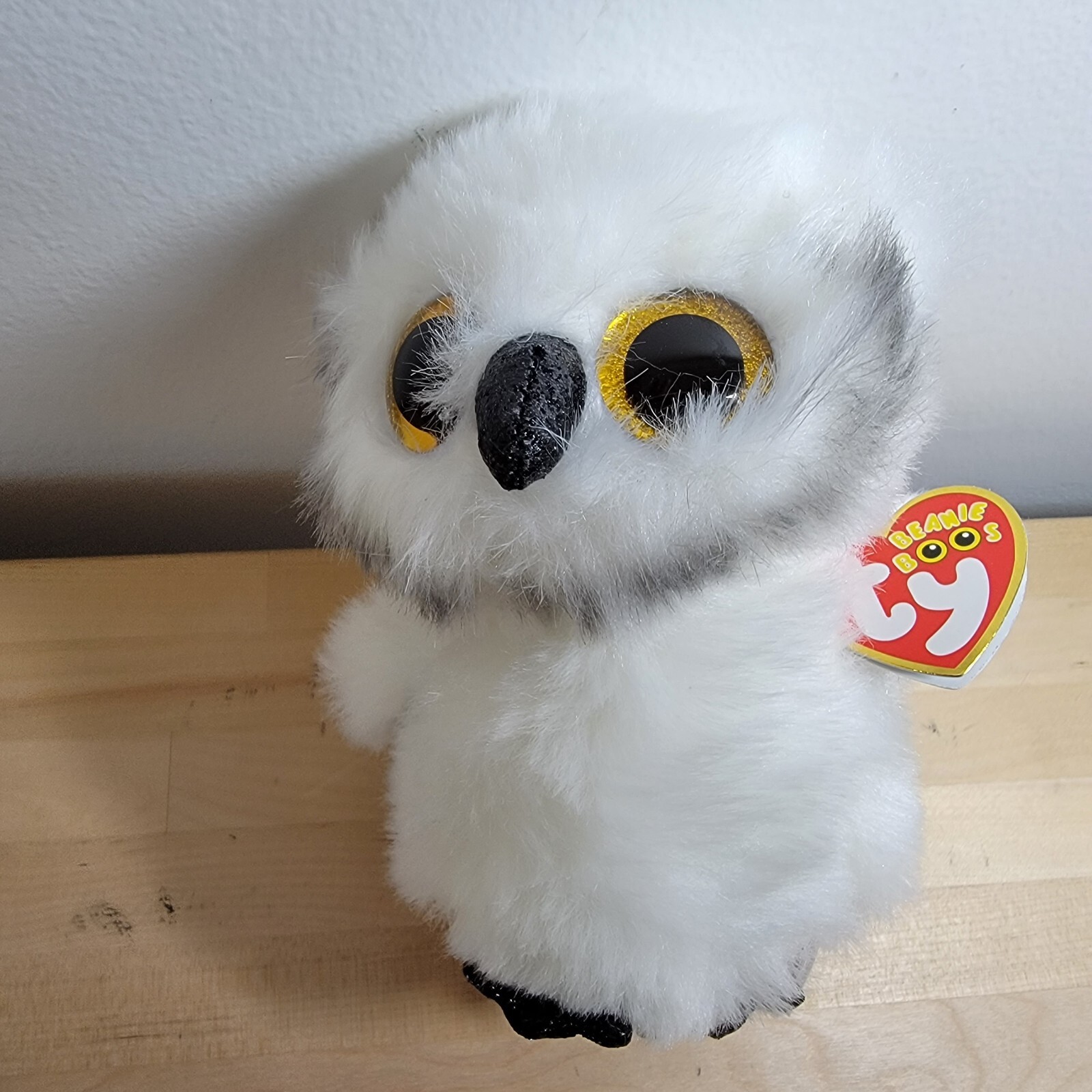 2020 TY Beanie Boos AUSTIN the White Owl Stuffed Animal Toy Plush (6 ...