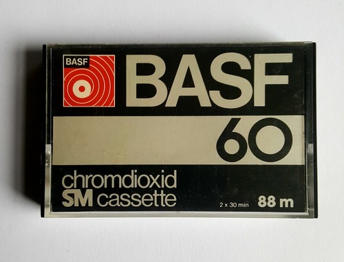 BASF 60 Chrome II 1976 Vintage Cassette Tape. No writing on Cassette or Insert | eBay UK