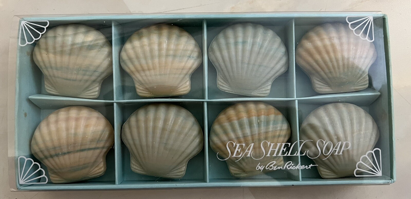 Vintage NOS Sea Shell Soap by Ben Rickert - Set of 8 Soap Cakes ...