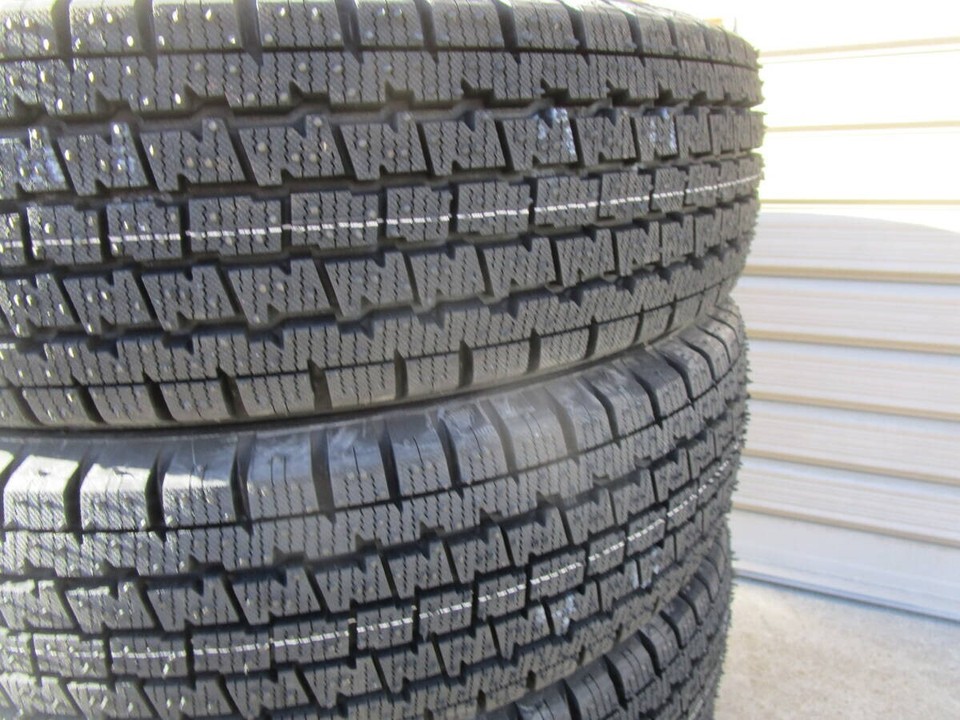 Bridgestone W300 Studless Winter Tire 145/80R12LT for Lighttruck set of ...