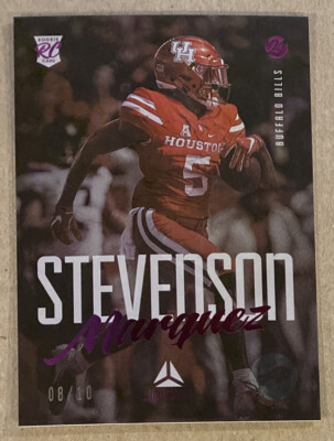 2021 Panini Luminance MARQUEZ STEVENSON Rookie Card Pink Parallel SSP ...