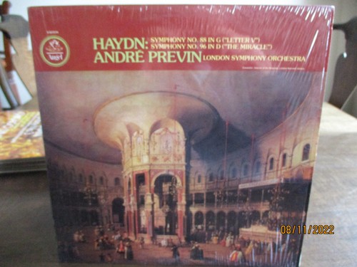 Haydn: Symphonies No.88 "Letter V" No.96,The Miracle" Previn - Quad LP ...