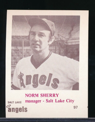 1974 Caruso Salt Lake City Angels #97 Norm Sherry very rare | eBay