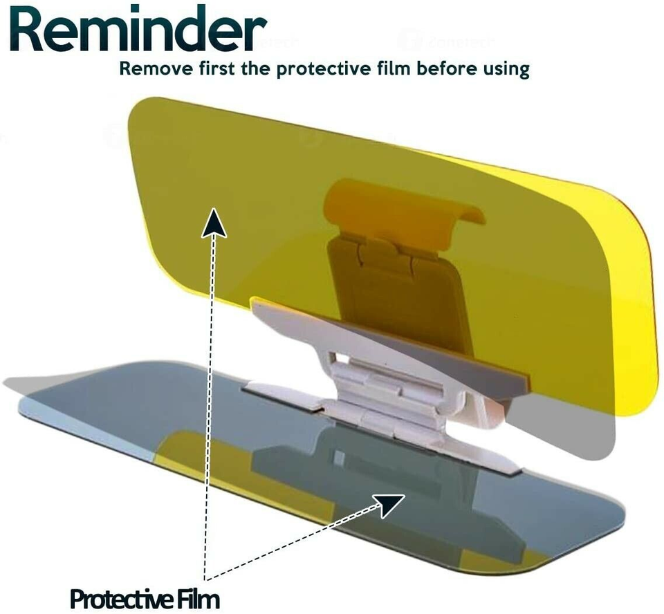 HD Car Sun Visor Extension Car Anti Glare Driving Tac Visor Universal ...