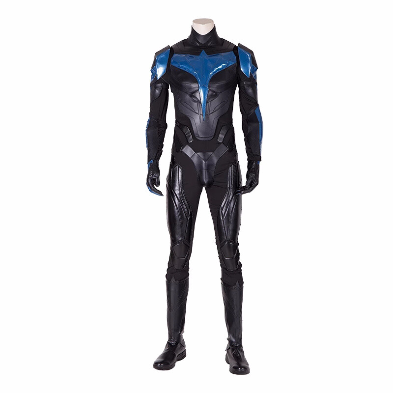 DC Comics Titans Season 3 Nightwing Cosplay Custome Outfits With Boots ...