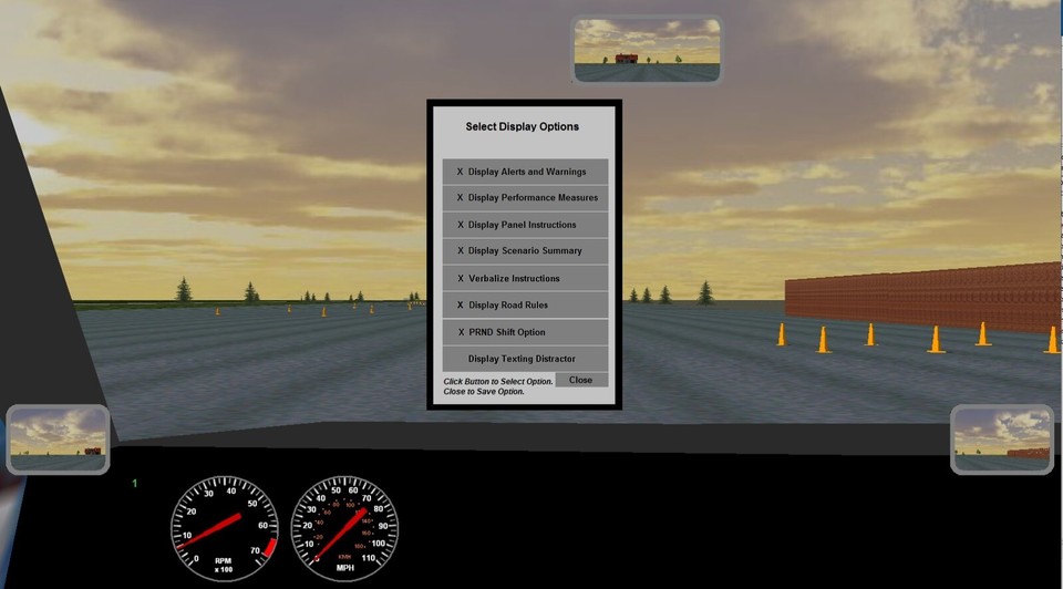 Driving Simulator Software for Training and Testing- DrivingSimEX v 2.7 ...