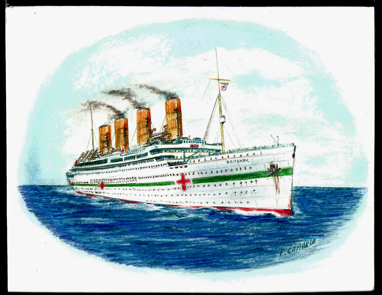 Britannic Coloring Pages