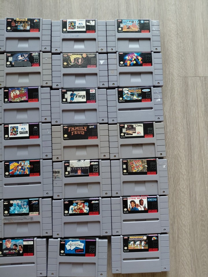 Super Nintendo Game Lot 29 Tested | eBay