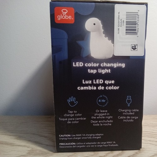 Brontosaurus Squish Tap Night Light LED Multicolor Silicone Kids Lamp ...