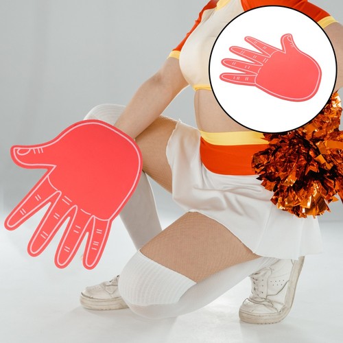 Foam Cheerleading Fingers Glove Red Support Hand for Sports Events | eBay