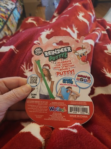 Reindeer Puttyz Candycane Scented Green | eBay