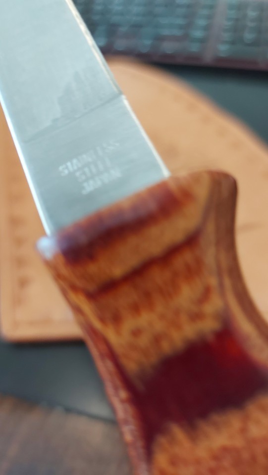 Fellet knife and sheath, Sharp brand from Japan. very sharp. | eBay