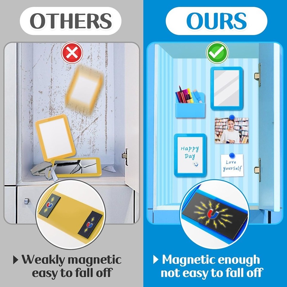 Locker Accessory Kit-Girl Back to School Supplie,Magnetic Whiteboard ...
