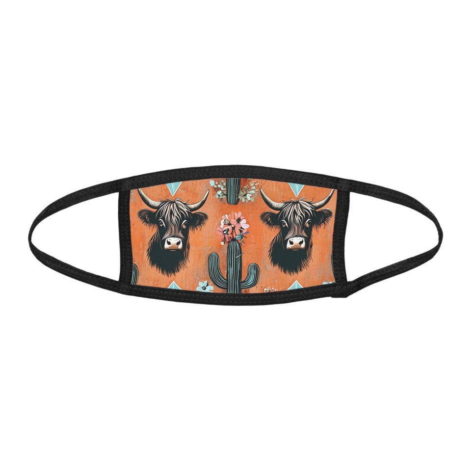 Kids' Funky Animal Face Mask, Cute Cow Print, Fun Respiratory Mask ...
