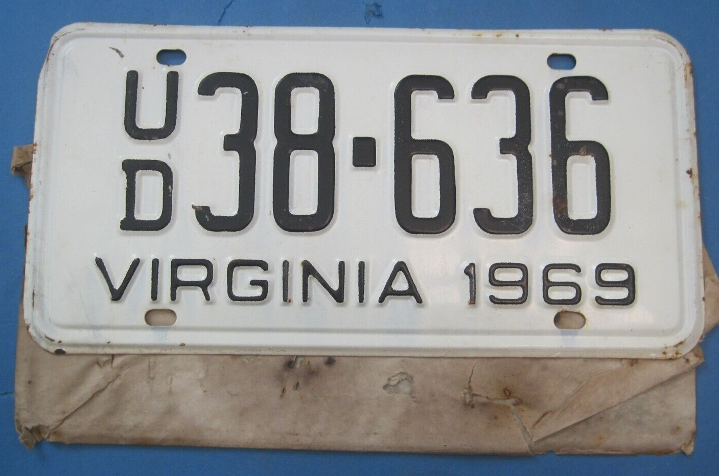 1969 Virginia used car Dealer license plate | eBay