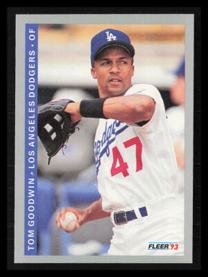 Tom Goodwin 1993 Fleer #446 Los Angeles Dodgers | eBay