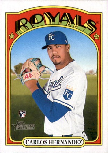 Carlos Hernandez 2021 Topps Heritage High Rookie Card #519 | eBay