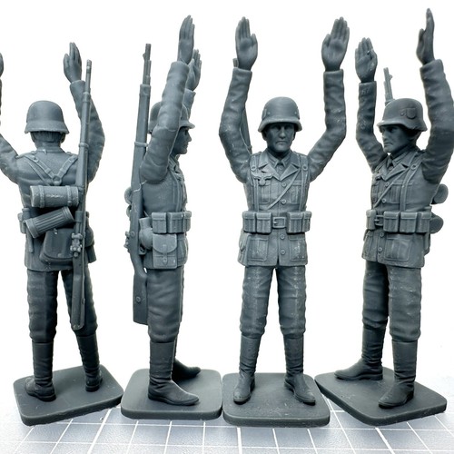 World War 2 Surrendering German Toy Soldiers Military Resin 54mm WW2 ...