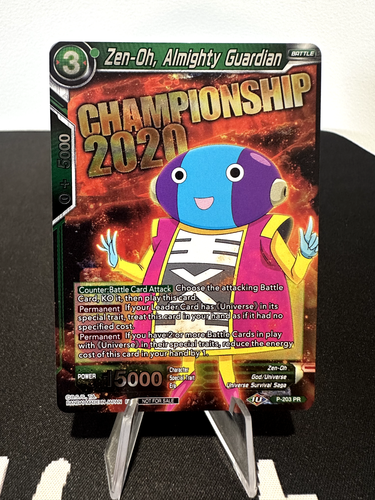 2020 Dragon Ball Super TCG | Zen-oh Almighty Guardian Champion | P-203 ...