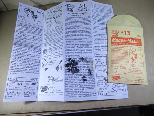 633T Vintage Kadee 13 USA 39 Magne Matic Coupler Conversion Kit Ho 1:87 ...