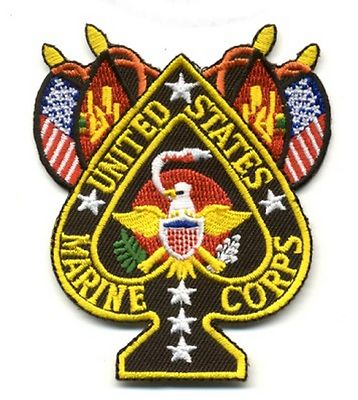US Marine Corps Spade and Flags Patch | eBay