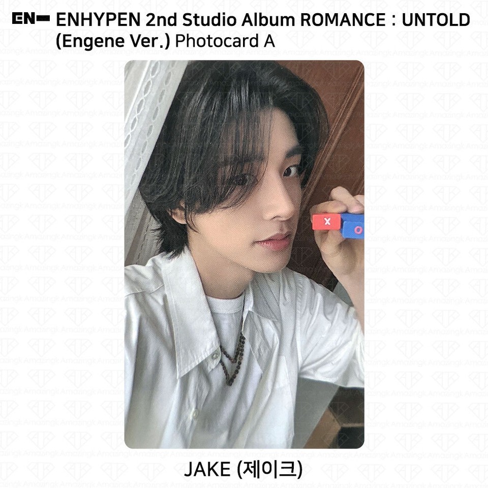 Enhypen 2nd Studio Album ROMANCE:UNTOLD Engene Ver Photocard Cover ...