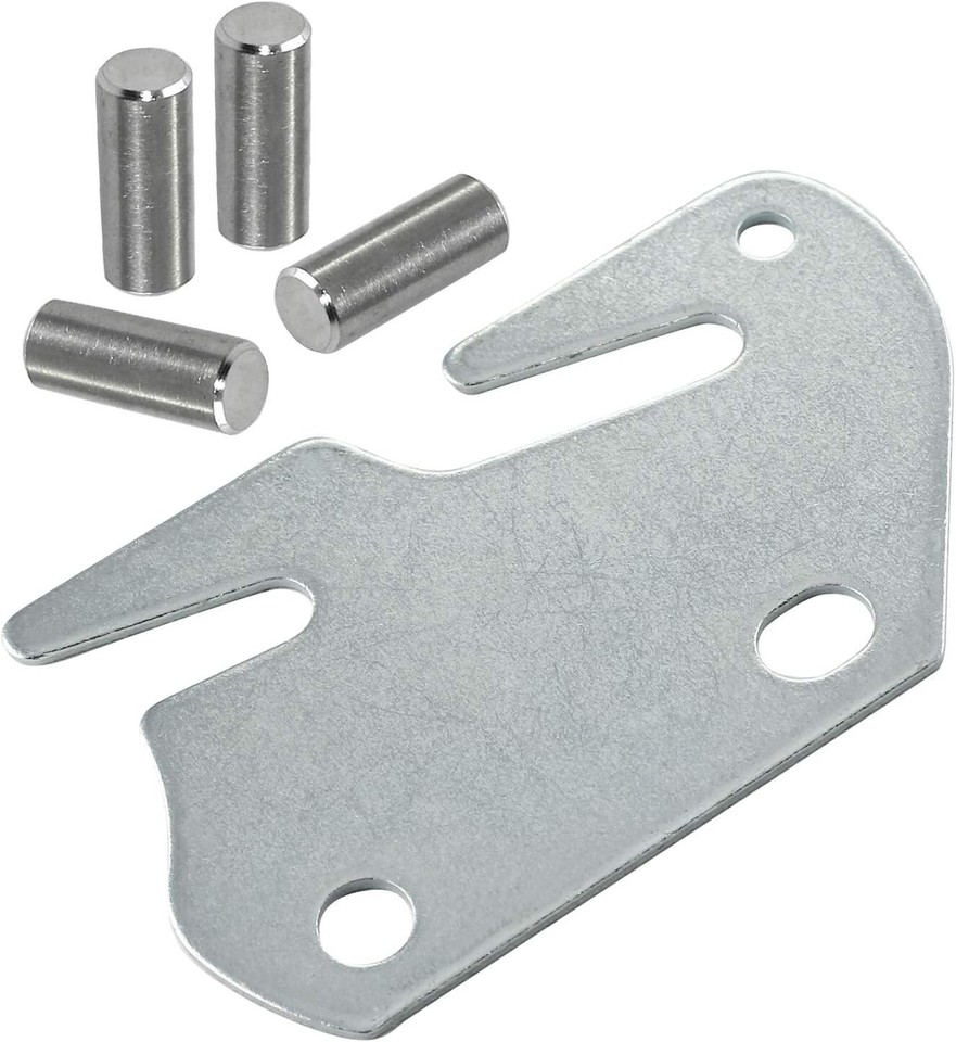 4 Pcs #10 Bed Frame Hooks Wooden Bed Rail Hook Plates with Pin Bed Rail ...