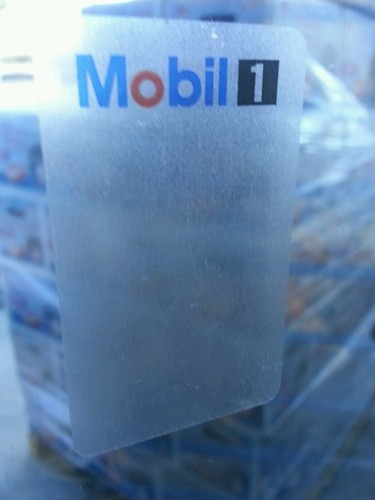 MOBIL 1 Oil Change Stickers ( 500 Stickers) Oil Change Sticker 4 x 6.5 ...