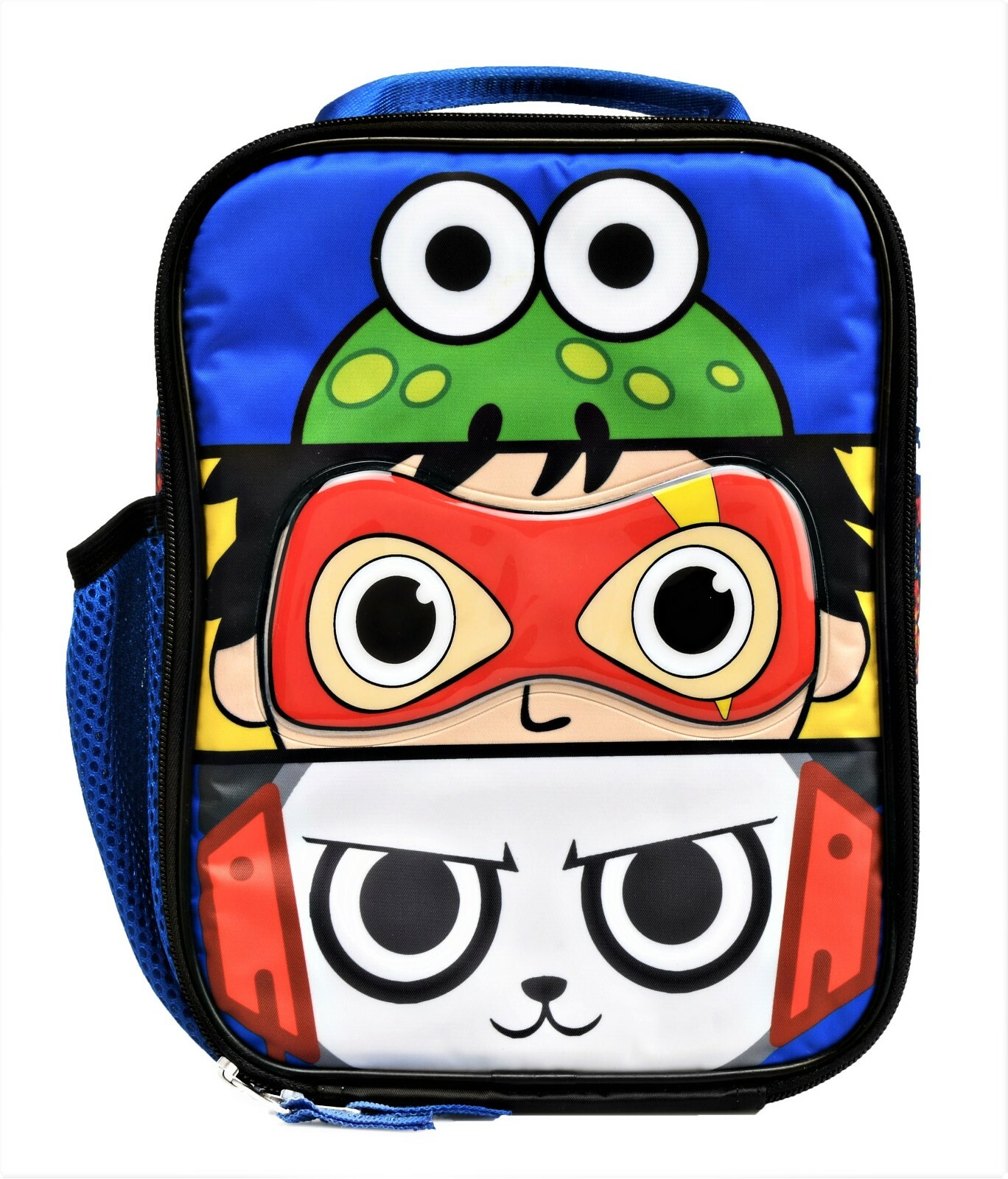 RYAN'S WORLD MASKED HERO GUS & PANDA BPA-Free Insulated Lunch Tote Box ...