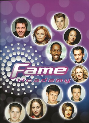 Concert Programme - Fame Academy - Tour 2003 | eBay UK