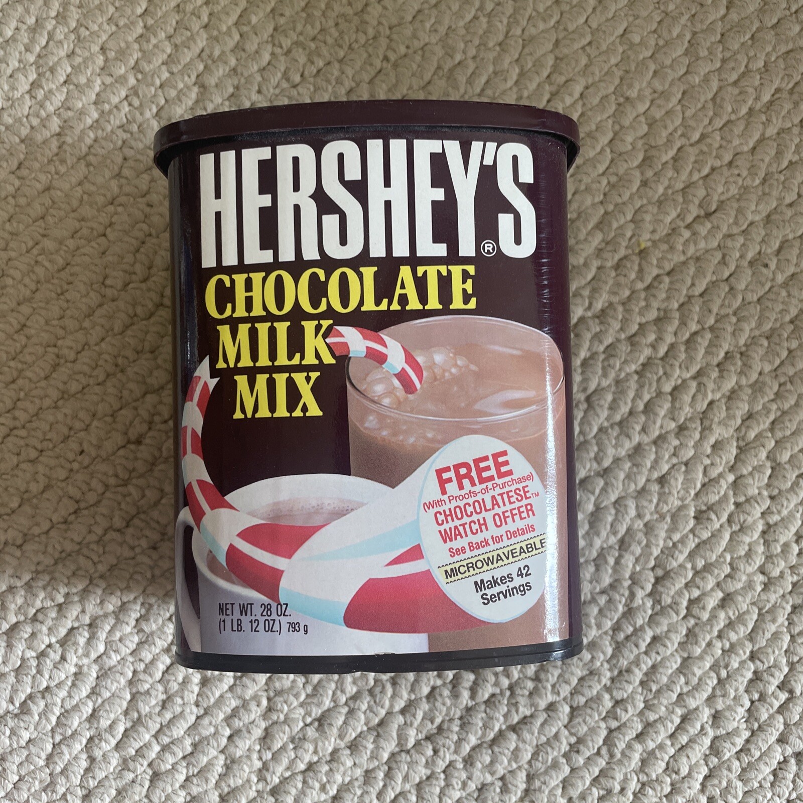 Vintage 1994 Hershey’s Chocolate Milk Mix, 28 Oz, Mostly Full | eBay