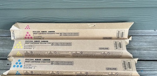 3 Print Toner Set Cartridge Ricoh Savin MP C3501 C9135 LD635C | eBay