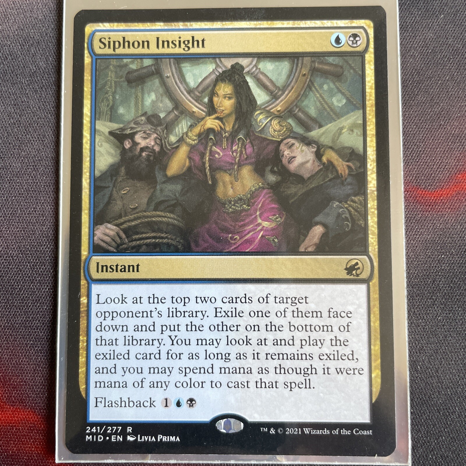 MTG Siphon Insight Innistrad: Midnight Hunt 241/277 Regular Rare | eBay