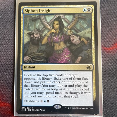 MTG Siphon Insight Innistrad: Midnight Hunt 241/277 Regular Rare | eBay