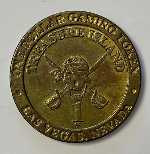 Treasure Island Hotel Casino Las Vegas Nevada $1 Slot Machine Token | eBay