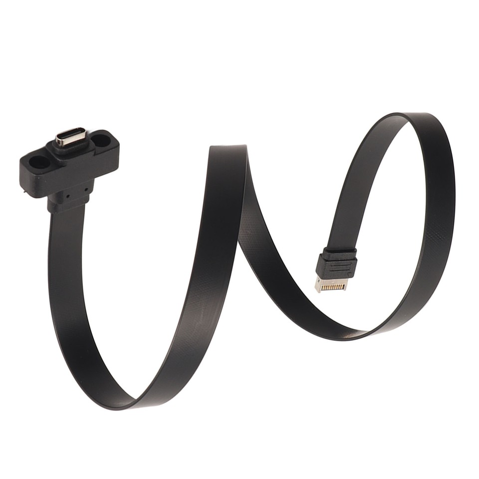 USB 3.1 Type C Front Panel Header Extension Cable Type E To Type C Fit ...