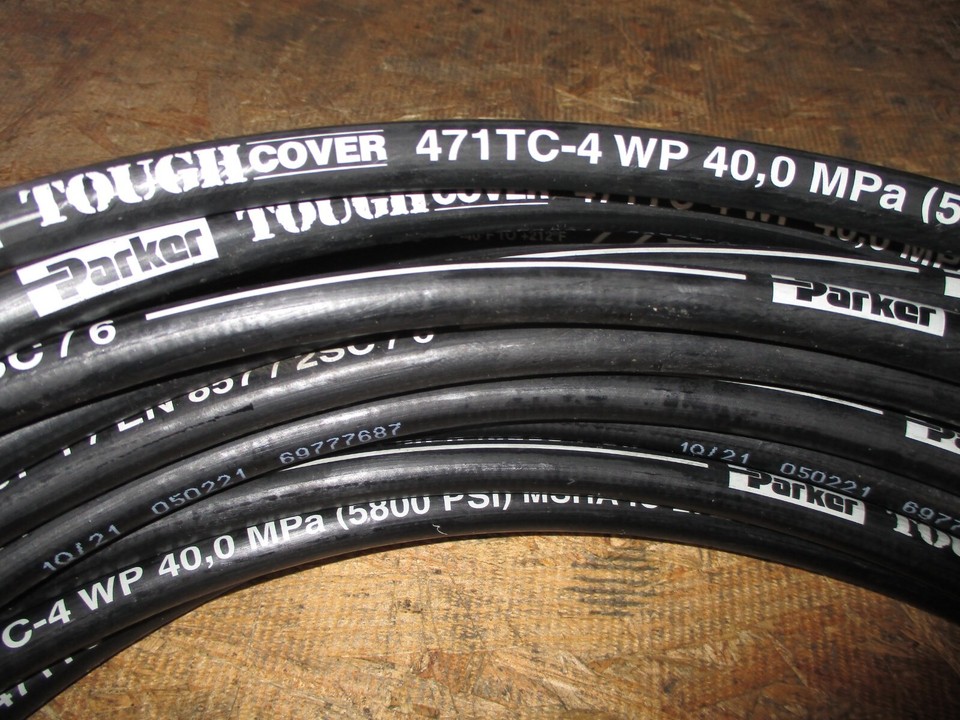 PARKER HYDRAULIC HOSE 471TC-4 1/4" 100' TWO WIRE HOSE 100R16 | eBay