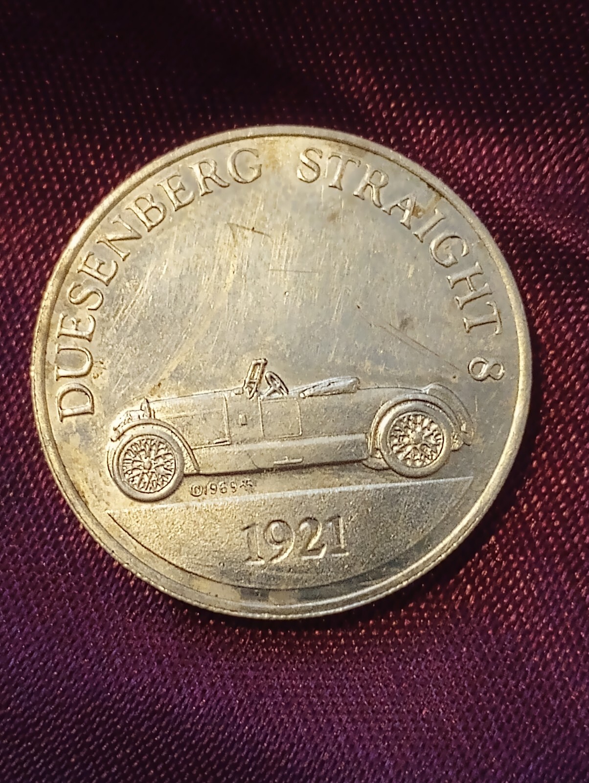 1921 Duesenberg Straight 8 Automobile Car Franklin Mint Series Sunoco ...