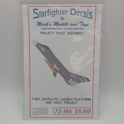 Starfighter Decals F4D-1 Skyray Decals - 1/72 Scale -NEW! | eBay