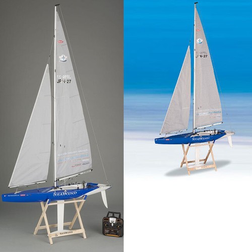 Kyosho Seawind RTR Racing Yacht / Sailboat w/ KT431S Radio & Wooden ...