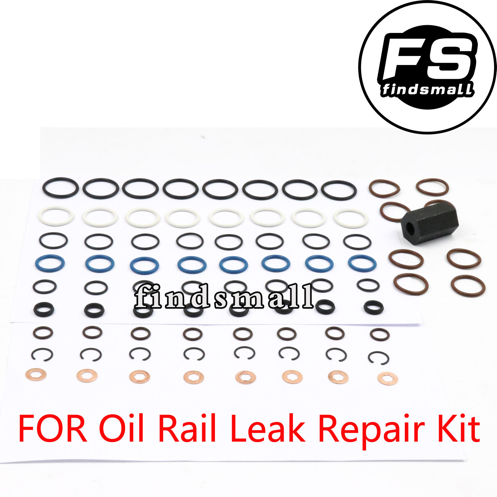 6.0 Powerstroke Ball Tube Kit High Pressure Oil Rail Ball Tube & O-Ring ...