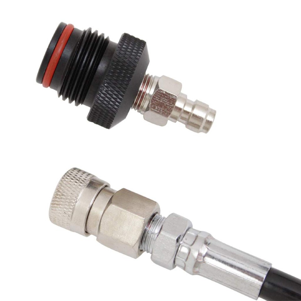 Paintball Remote Line Coiled ASA Quick Release HPA CO2 ALL paintball ...