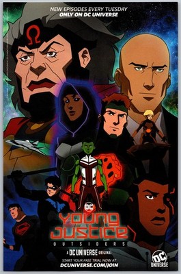 Young Justice Outsiders Print Ad Cartoon Poster Art PROMO Original TV ...