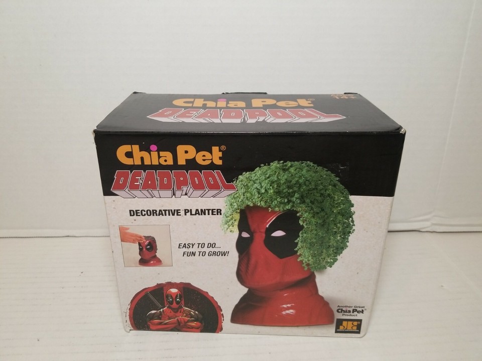 Deadpool Chia Pet Marvel Decorative Pottery Planter021363004054 | eBay