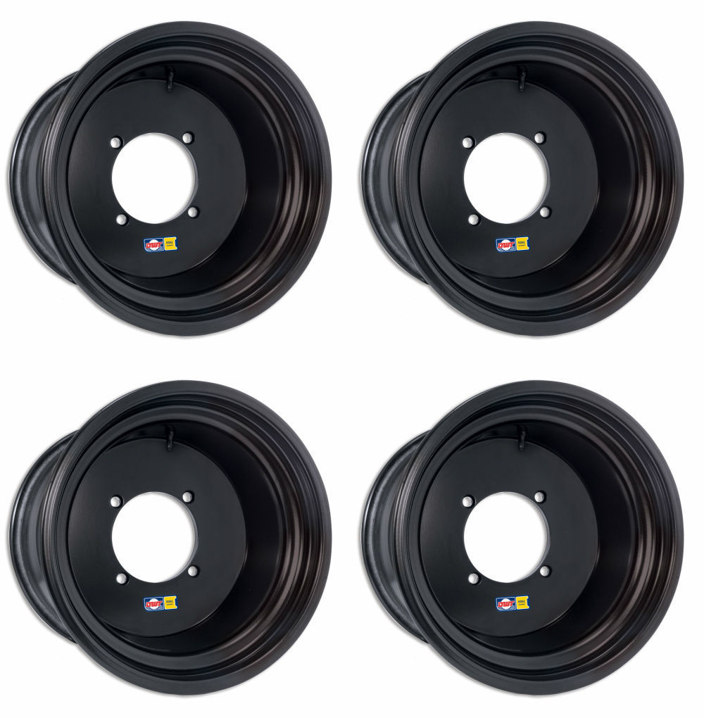 DWT 14" Black Ultimate Sport Front Rear Rims Dune 14x8 14x11 Yamaha ...