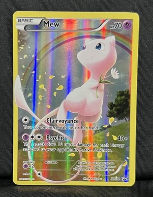 Pokemon Card Black Star XY Promo : MEW XY110 Mythical Collection ...
