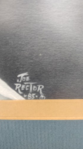 Joe Rector Original Watercolor "STAR SHOOTING" 1985 Native American Art ...